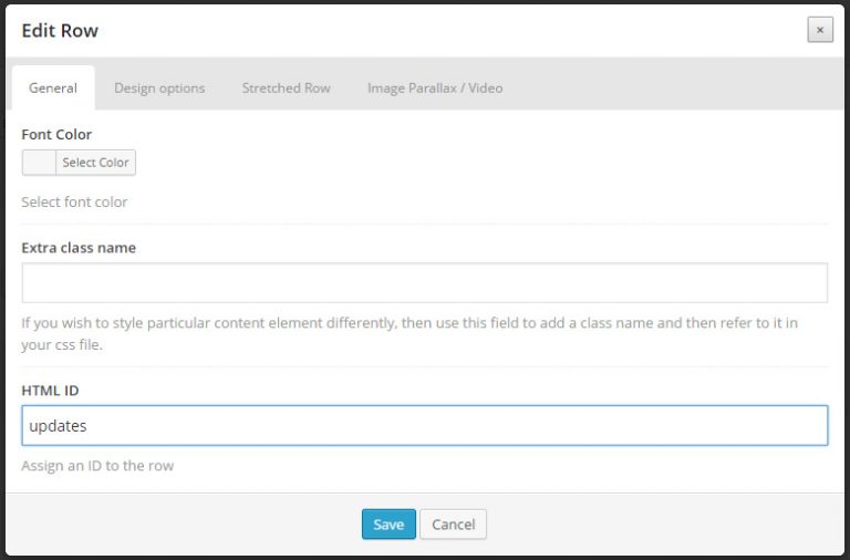How to add an ID field to Visual Composer Row element - Axiom IT How to add an ID field to Visual Composer Row element - Axiom IT